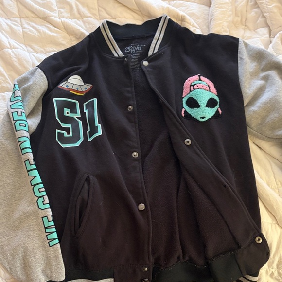 Eighty Eight | Jackets & Coats | Area 5 Raid Varsity Jacket | Poshmark